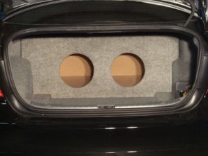 BMW 3-SERIES 2006-2011 E90 SUBWOOFER ENCLOSURE - SRQ Customs
