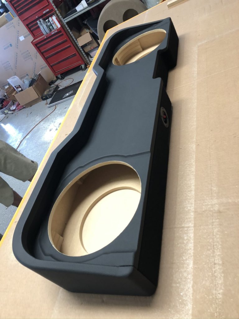 GMC Sierra Denali 2014-2019 Crew Cab Subwoofer Enclosure - SRQ Customs